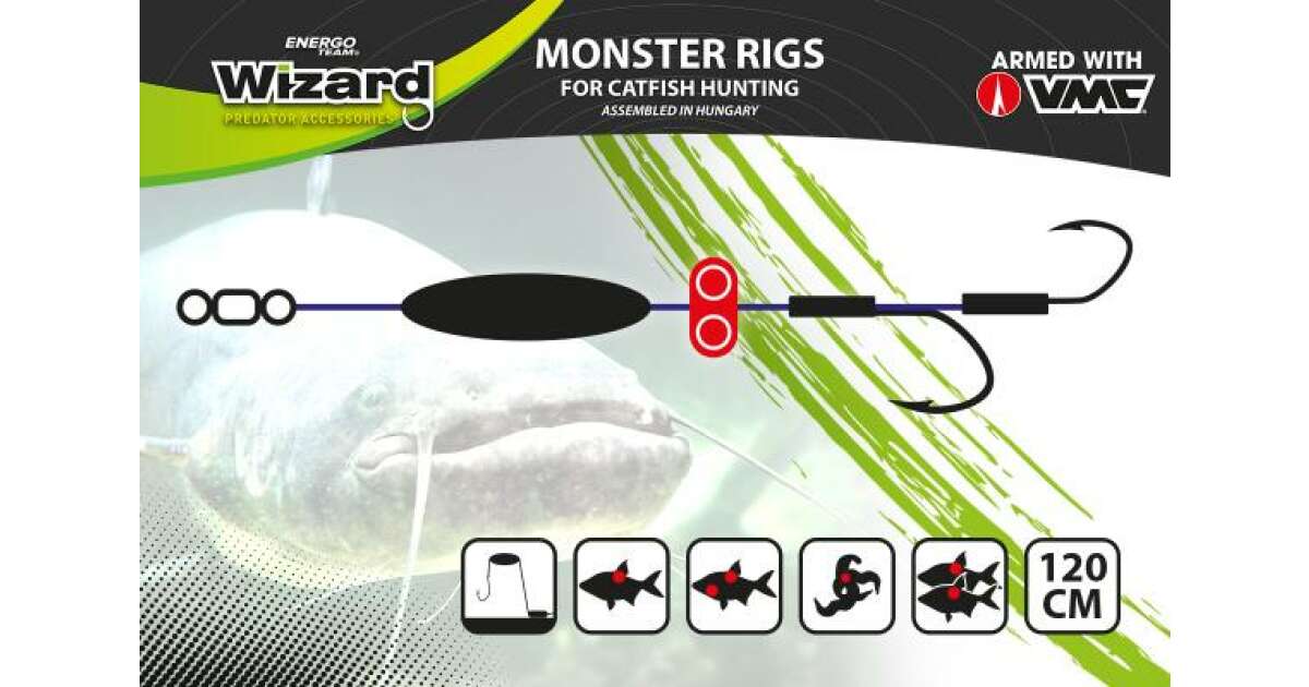 Wizard Monster Upose Pro Fenekező Szerelék - 20g 7/0+9/0 | Pepita.hu