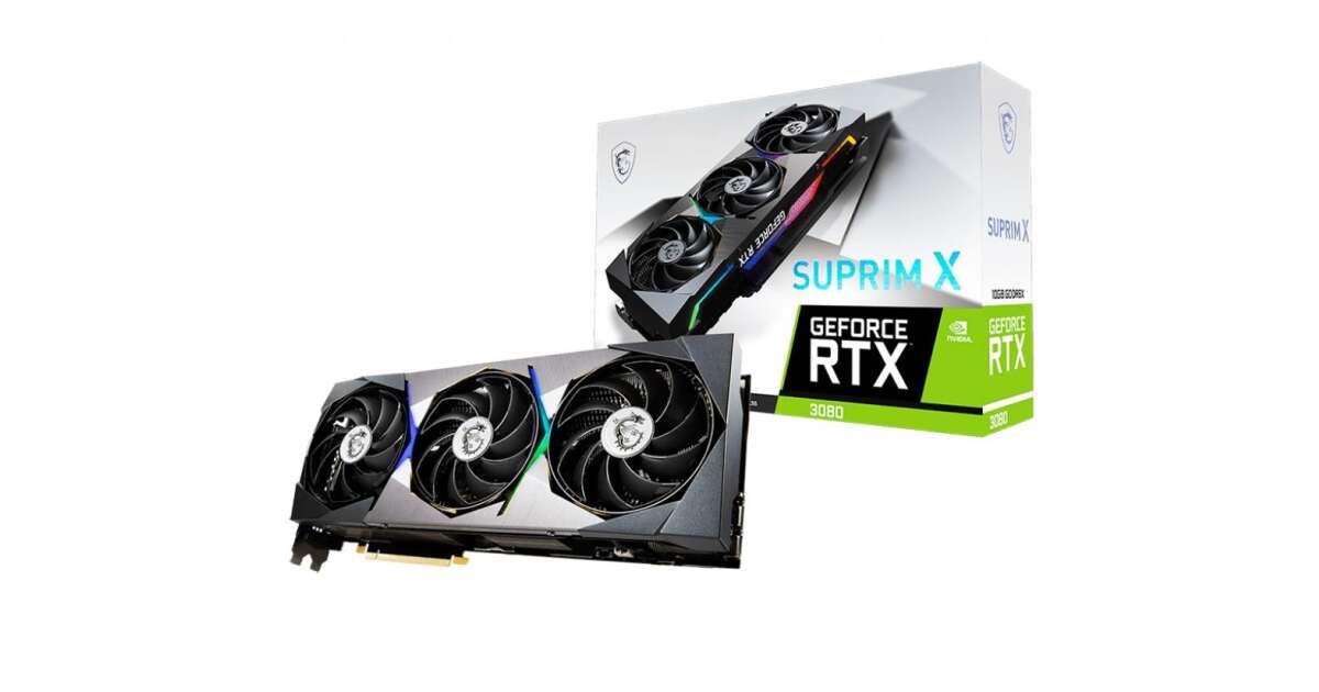 MSI RTX 3080 SUPRIM X 10G LHR Grafikkarte NVIDIA GeForce RTX 3080 10 GB ...