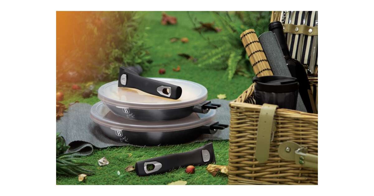 Berlinger Haus Metallic Line Carbon Pro serpenyő szett 5 részes ...