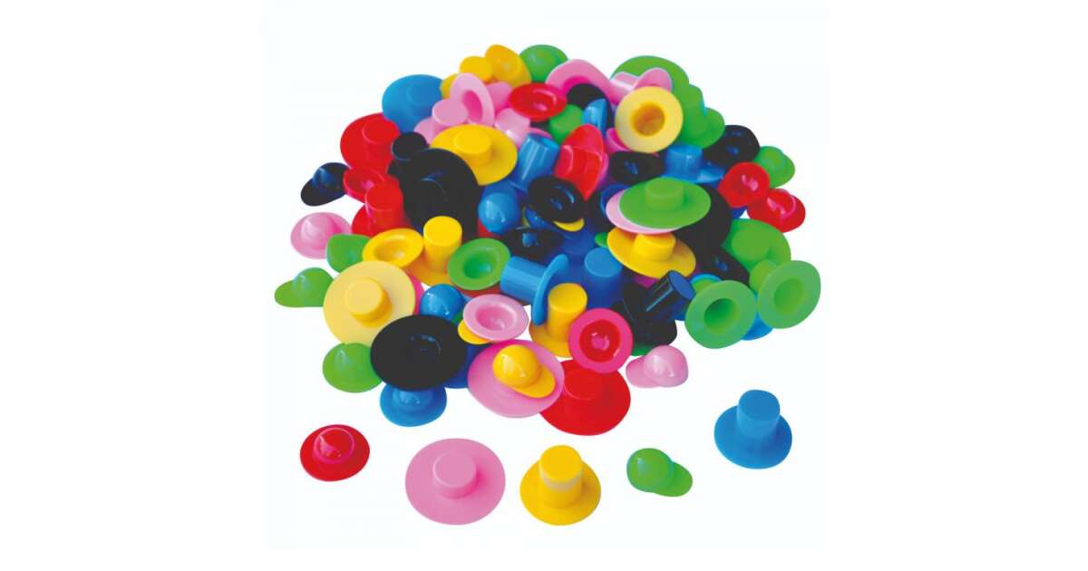PlayBox Mini Műanyag Sapkák és Kalapok - 144 db | Pepita.hu