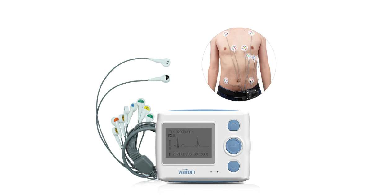 Viatom TH12 12 elvezetéses 24 órás mini EKG holter monitor | Pepita.hu