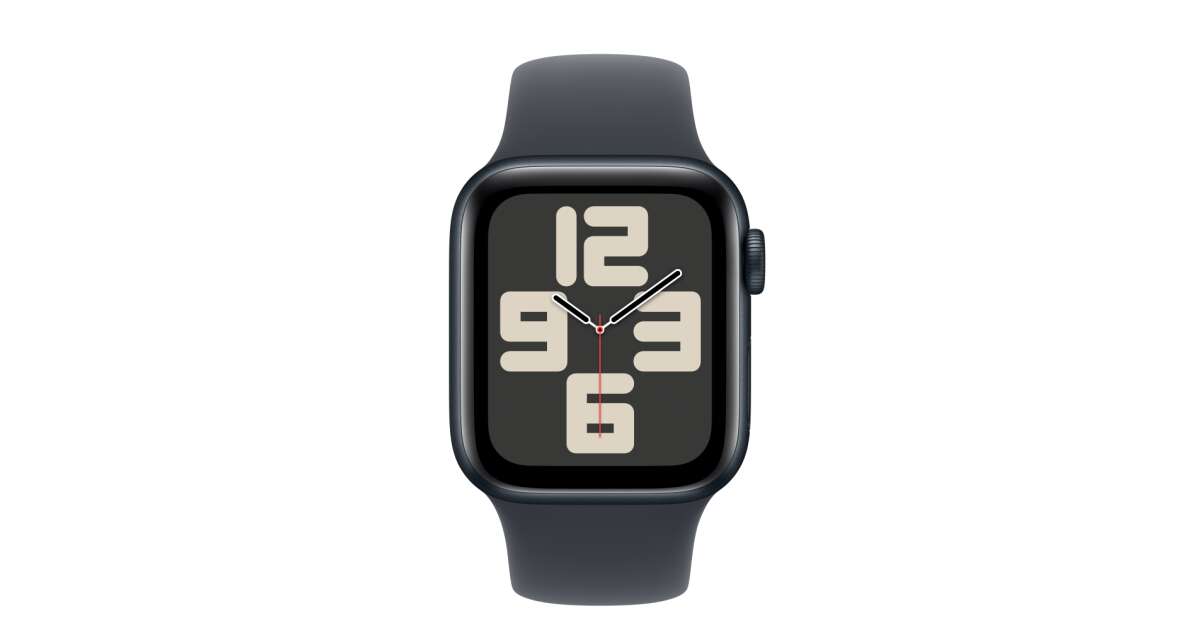 Apple Watch SE2 v3 GPS 40mm fekete alutok, fekete sport M/L | Pepita.hu