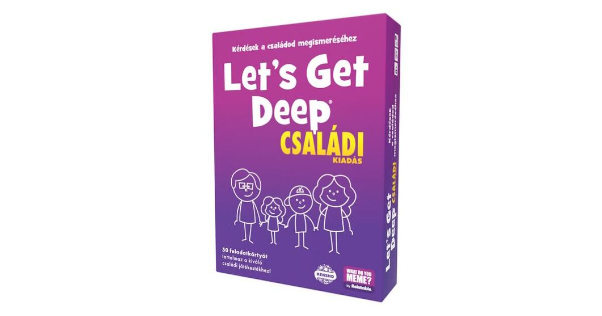 Let's Get Deep - spoločenská hra v maďarskom jazyku - rodinná edícia ...
