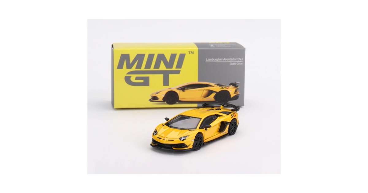 MINI-GT - Lamborghini Aventador SVJ - Modell autó - 1:64 | Pepita.hu