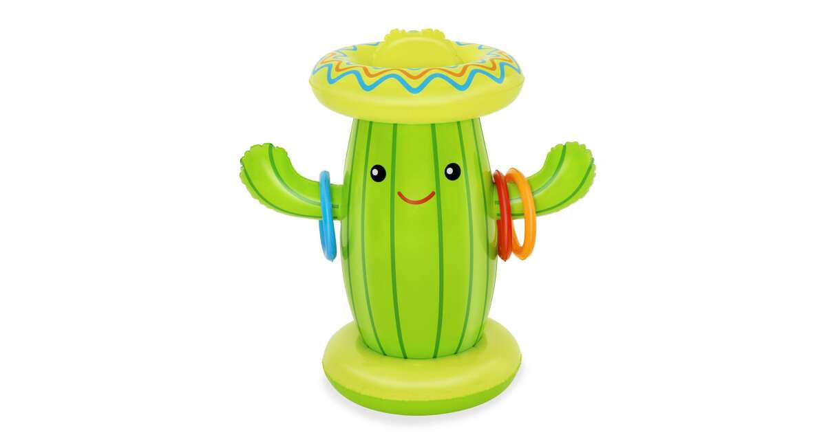 Bestway Надуваем басейн за деца, Sweet & Spiky Cactus sprinkler, 1,05 м ...