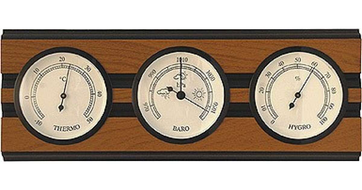 TFA Barométer kombináció elforgatható műszerek légynyomásmérő, hőmérő ...
