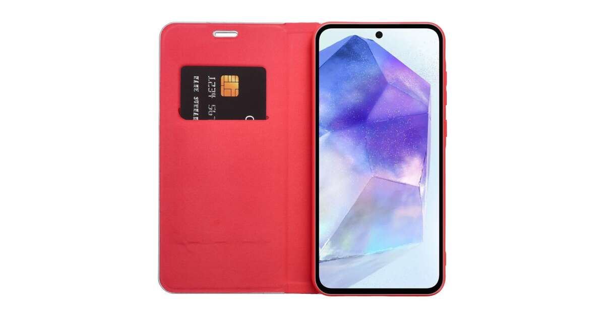 OEM LUNA Book Carbon Holster für XIAOMI Redmi Note 13 Pro Plus 5G rot ...