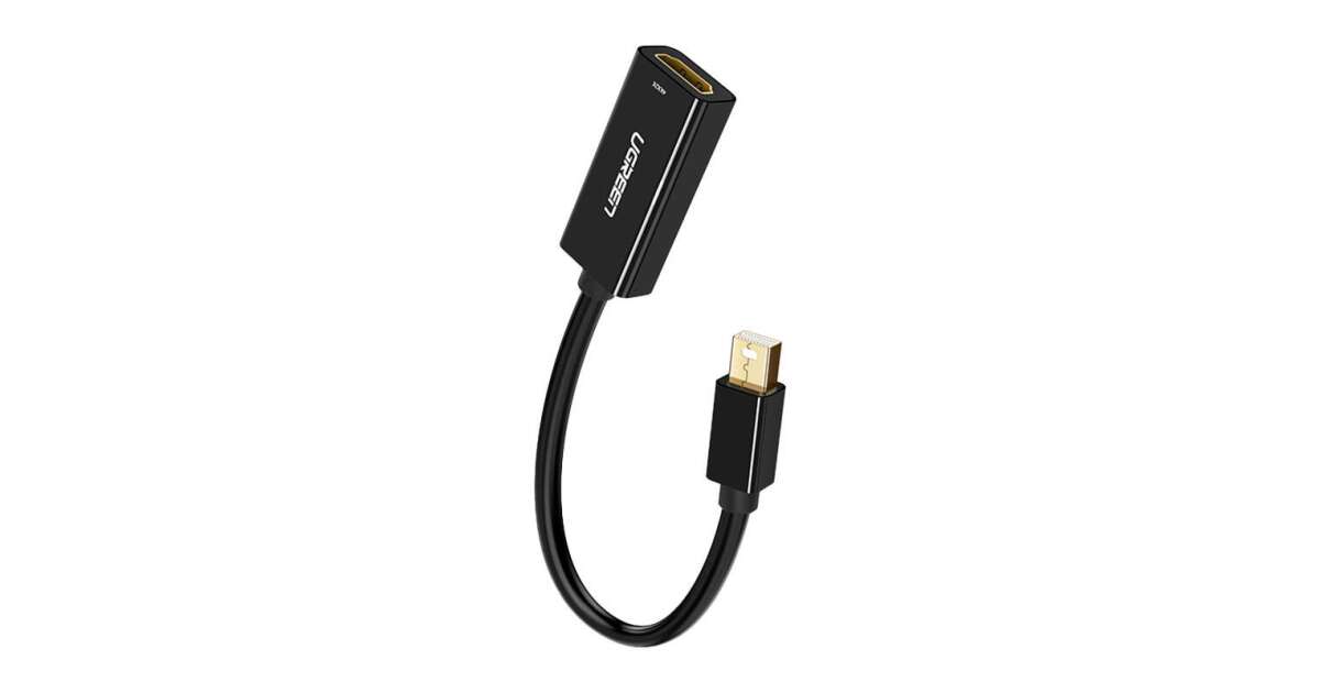 Mini DisplayPort to HDMI Adapter / cable Ugreen MD112, 1080p, 20cm ...