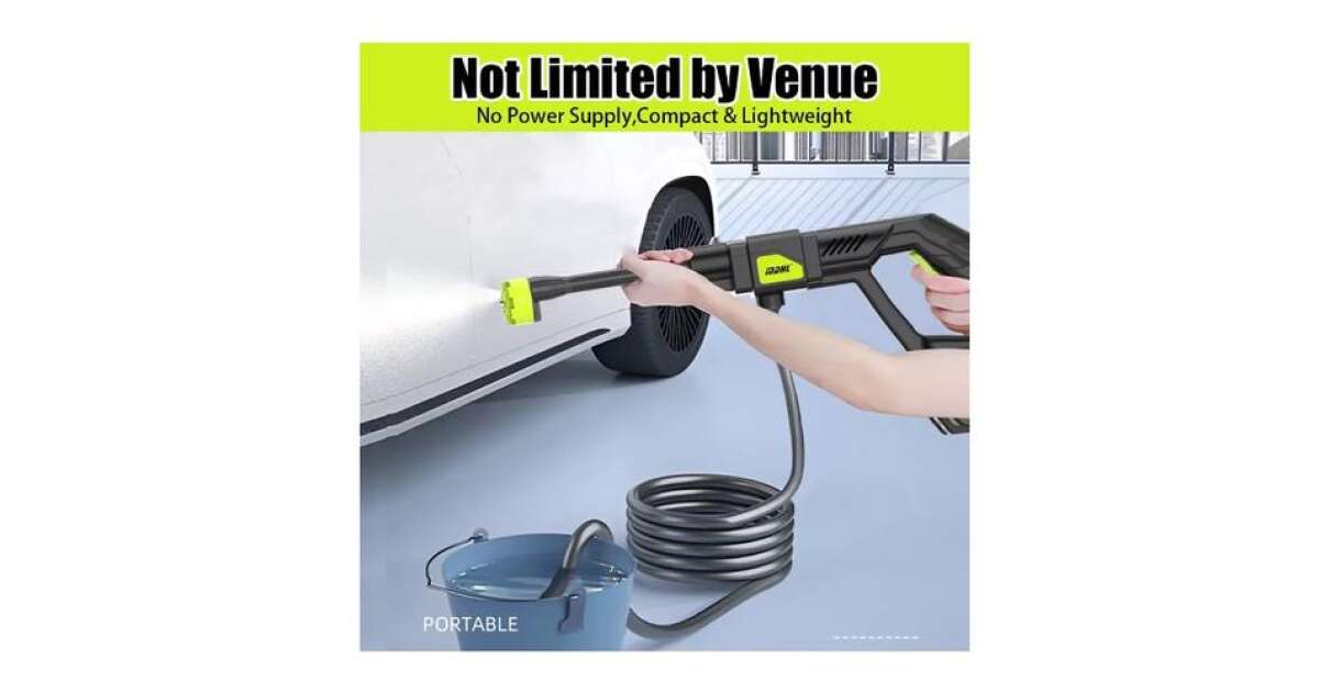 MDHL Akkumulátoros Magasnyomású Mosó 48V, MD:8100 | Pepita.hu