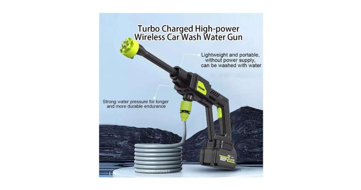 MDHL Akkumulátoros Magasnyomású Mosó 48V, MD:8100 | Pepita.hu