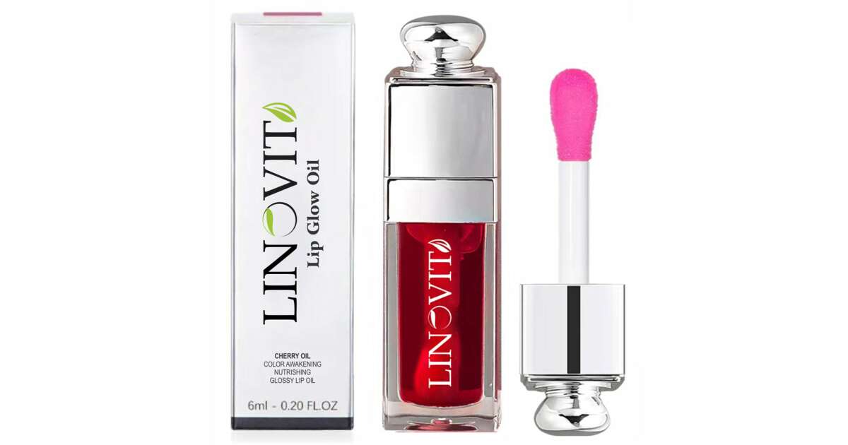 Linovit® Lip Oil with Cherry Oil, 6ml, Color 015 Cherry | Pepita.com