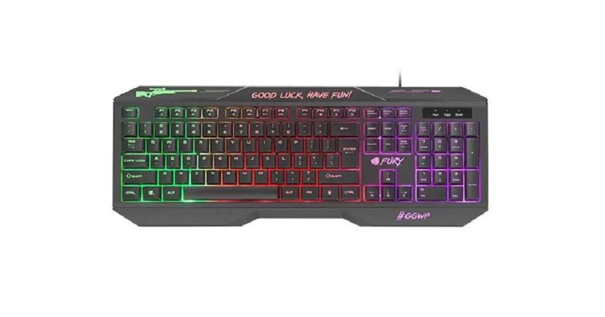 Fury wired keyboard hellfire 2 gaming, lighting, en NFU-1592 | Pepita.com