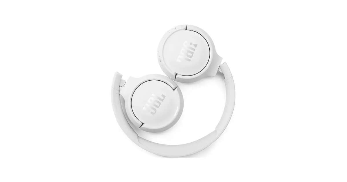 JBL T510BT Bluetooth Fejhallgató, Fehér | Pepita.hu