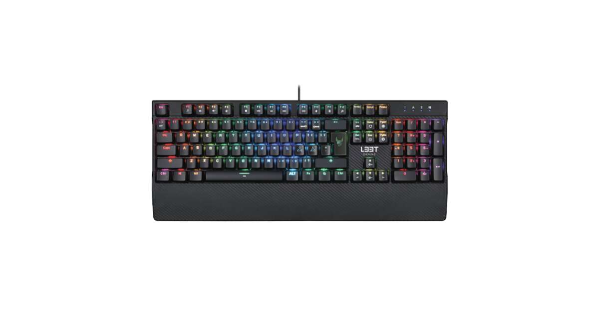 L33t gaming megingjörd - full mechanical w.rgb (us layout) gamer ...