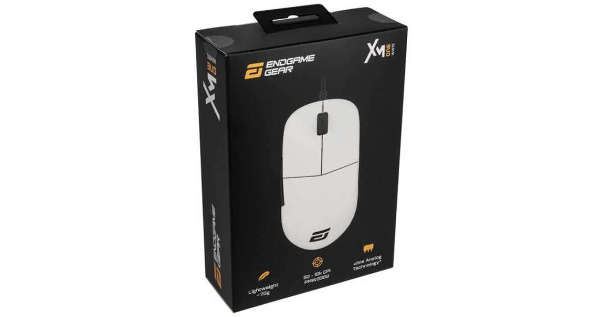 Endgame gear mouse xm1 optic, usb, white XM1W | Pepita.com