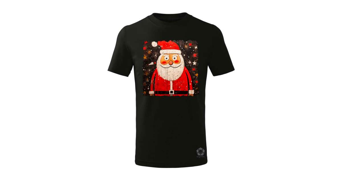 Mikulás rajz v1 gyerek póló - 11 szín, 4-12 éves | Pepita.hu