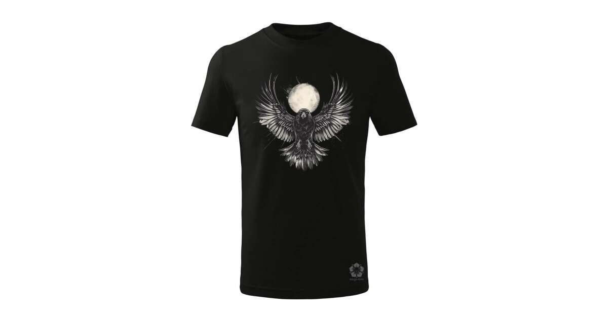 Rajz holló v2 gyerek póló - 11 szín, 4-12 éves | Pepita.hu