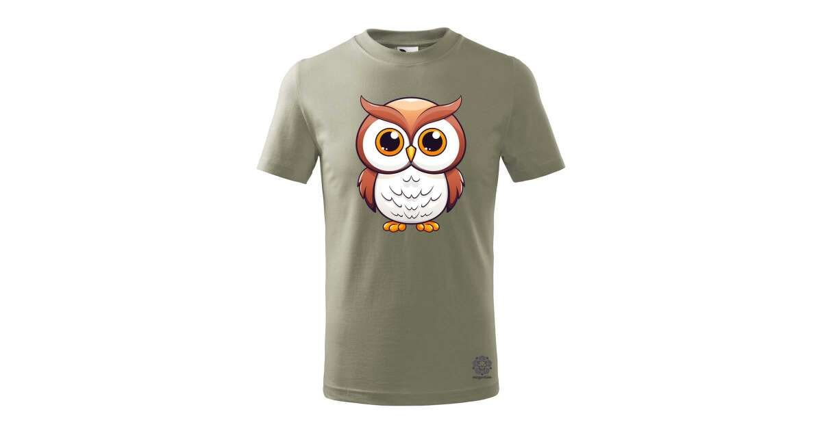 Cuki bagoly v4 gyerek póló - 11 szín, 4-12 éves | Pepita.hu