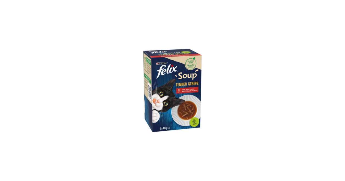 FELIX SOUP ORIGINAL KATZENFUTTER HAUSGEMISCHTE AUSWAHL 6X48G | Pepita.com