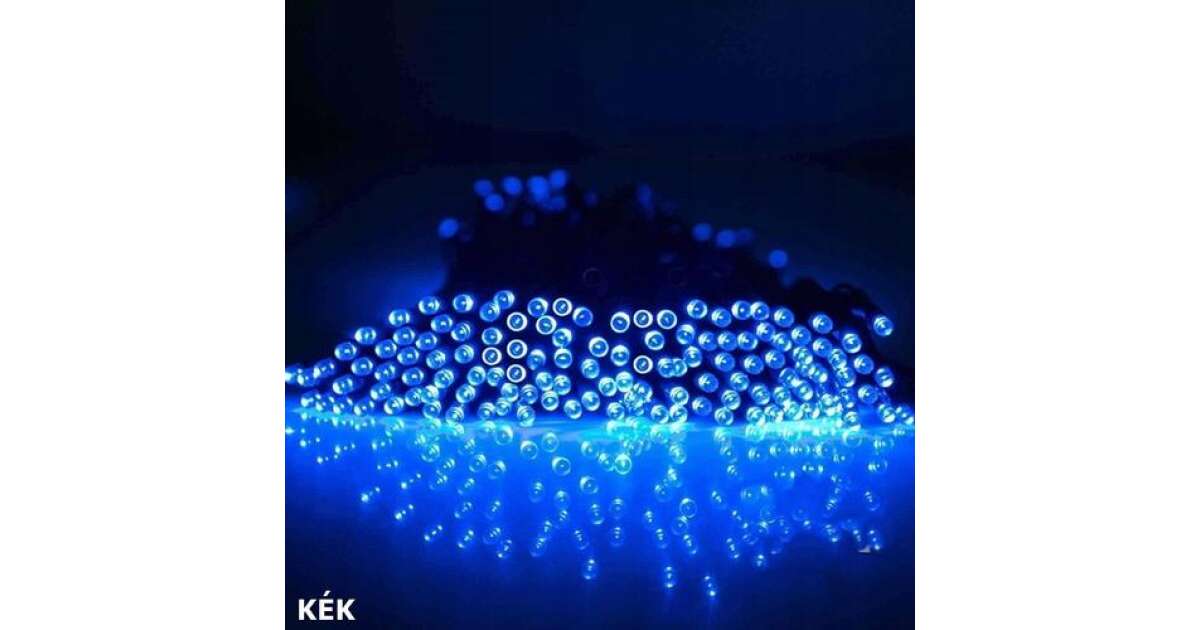 Karácsonyi LED Fényfüzér - Kék - 240 LED - 18m | Pepita.hu