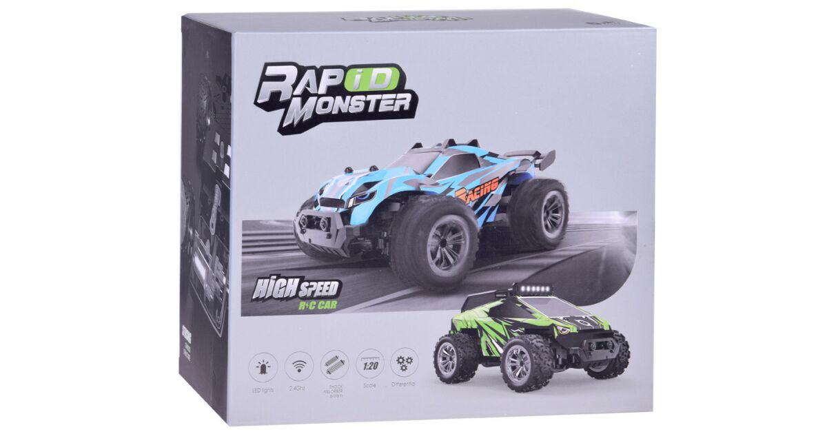 Rapid Monster RC Versenyautó - 2.4 GHz | Pepita.hu
