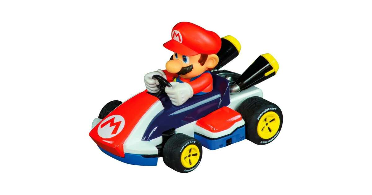 Carrera RC 2,4GHz Mario Kart Race - Super Mario Távirányítós autó ...