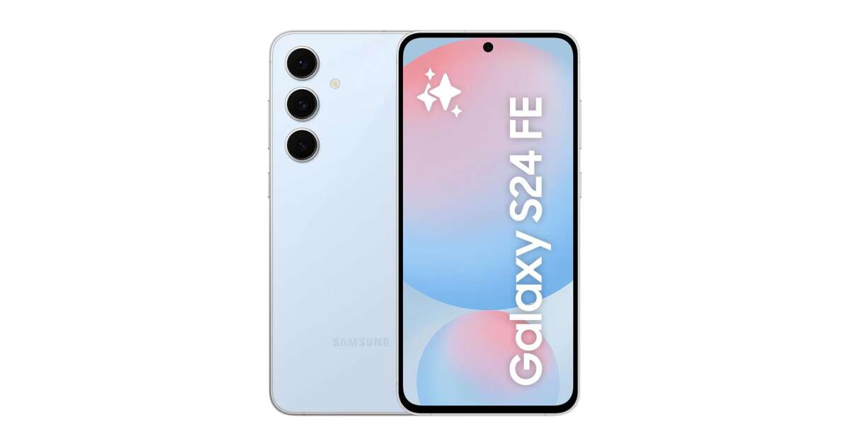 Samsung S721B Galaxy S24 FE 5G DS 256GB (8GB RAM) - Kék + Hydrogél ...