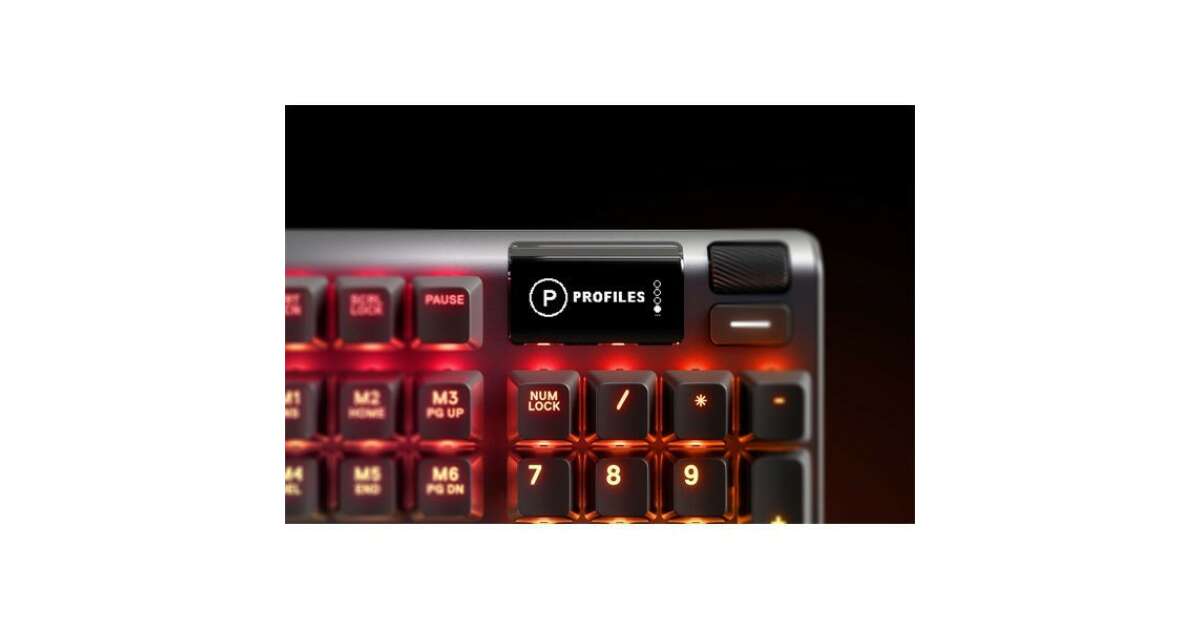 SteelSeries Apex Pro UK fekete gamer billentyűzet | Pepita.hu