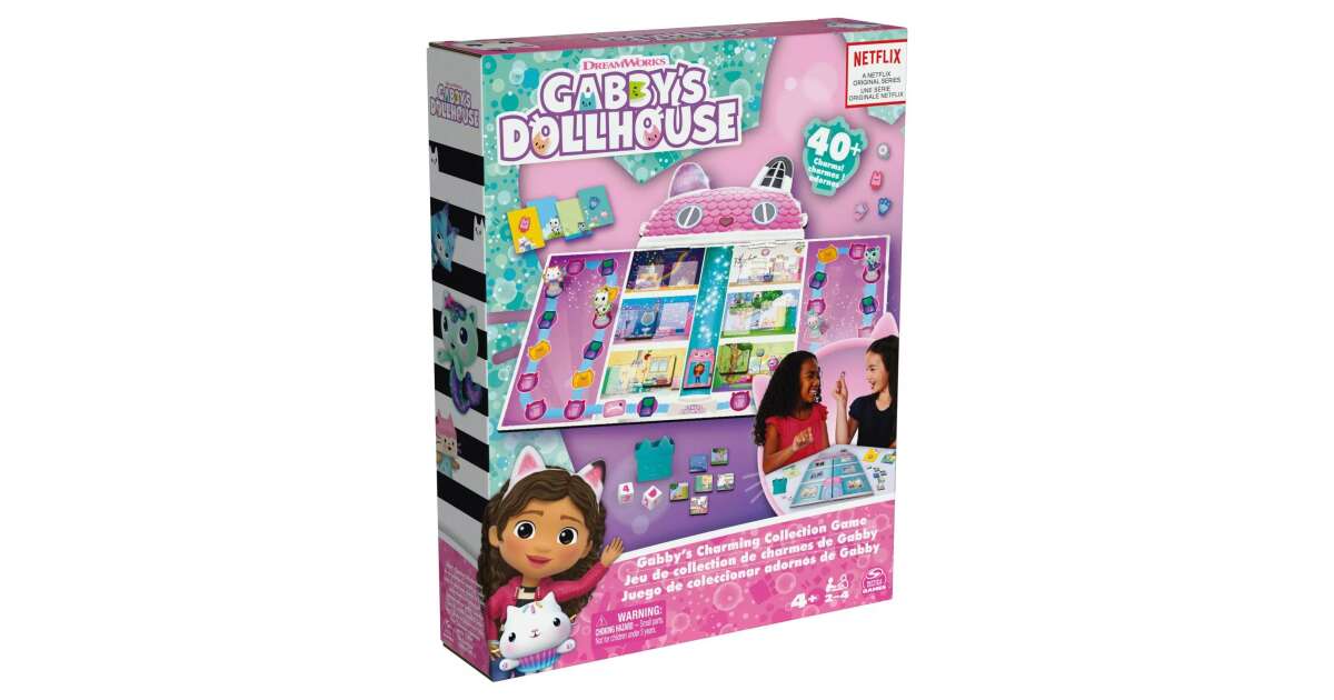 Gabbys Dollhouse Game, Spin Master - Gabbyin domček pre mačky, 4 roky+ ...