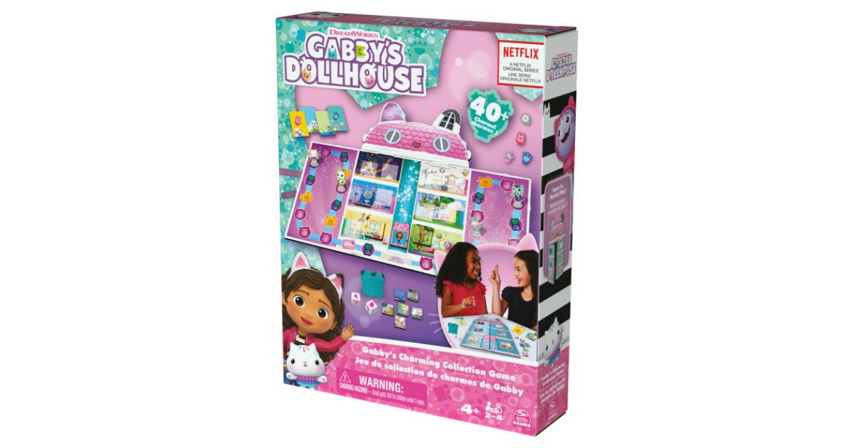 Gabbys Dollhouse Game, Spin Master - Gabbyin domček pre mačky, 4 roky+ ...