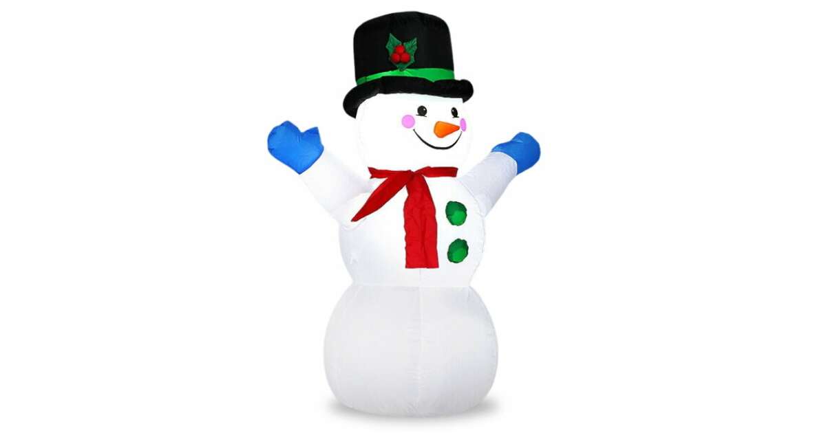 Felfújható világító hóember , 120 cm | Pepita.hu