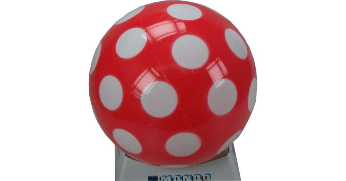 Pöttyös lakkfényű labda - 18 cm, többféle | Pepita.hu