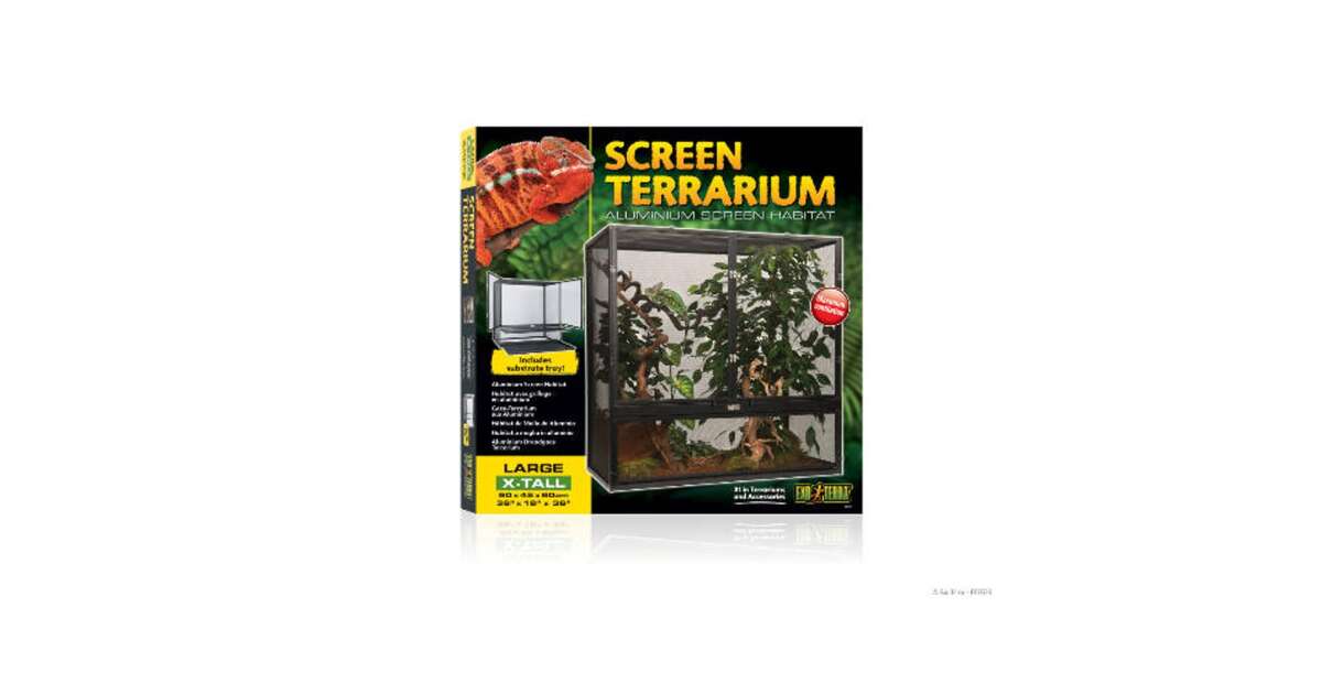 Exo-Terra Screen Terrárium (flexárium) 90x45x90cm | Pepita.hu