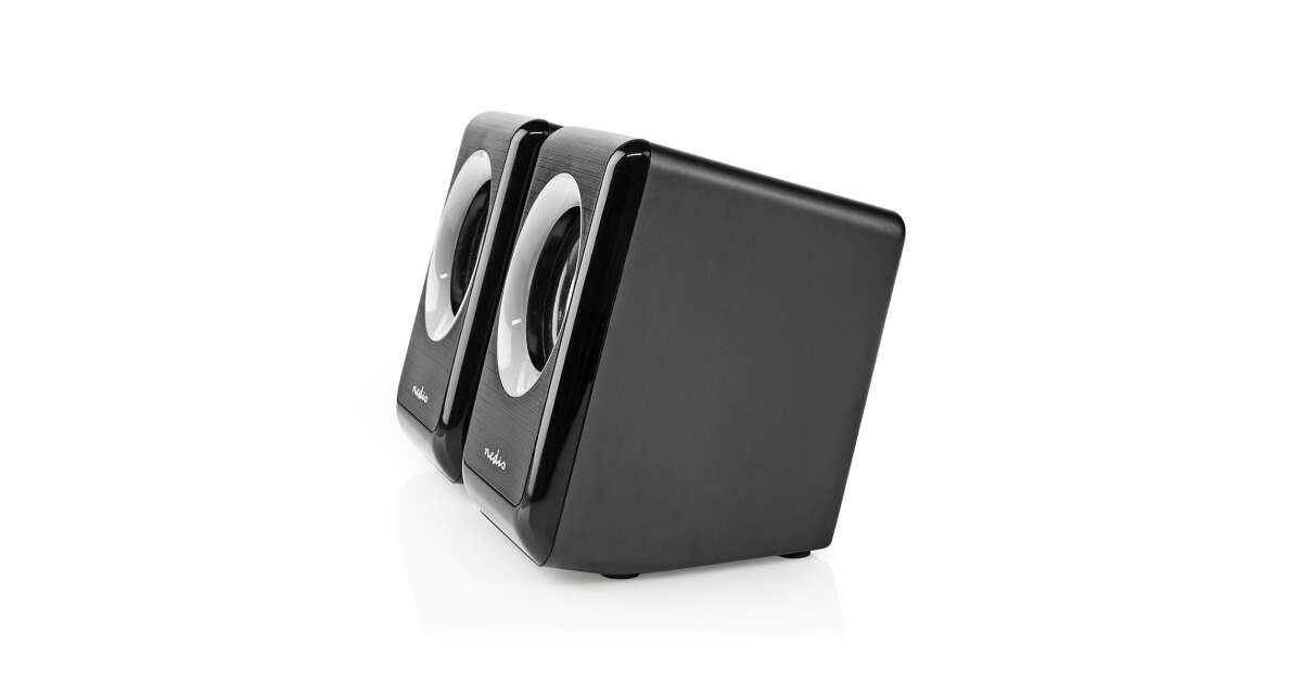 Nedis hangfal szett PC-hangszóró 2.0 18 W 3.5 mm Dugasz USB ...