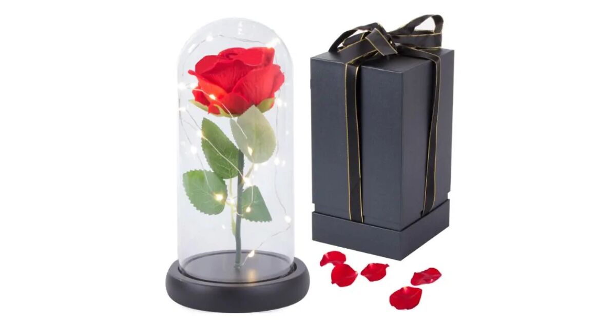 Vélemények: Örök Rózsa Üvegben, LED-es Fényekkel Díszített ...