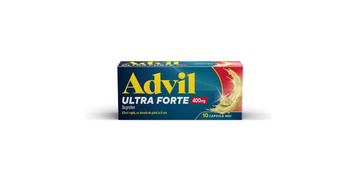 Advil Ultra Forte, 400 mg, 10 kapszula, Gsk | Pepita.hu