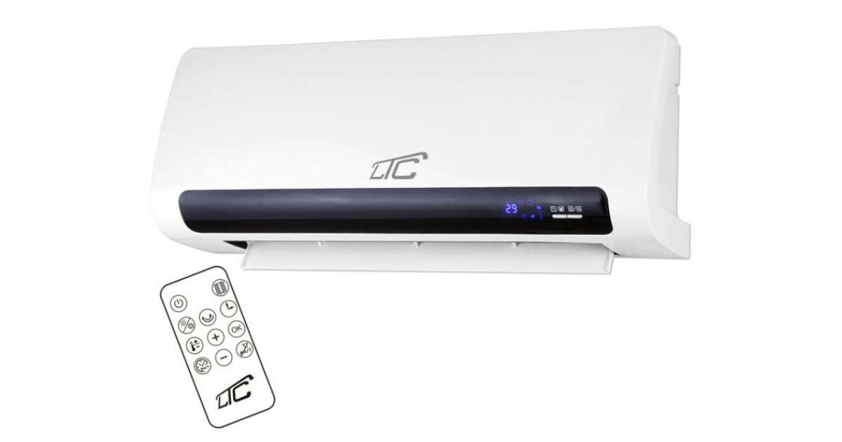 LTC Légfüggöny Ventilátor Fűtés Fali Radiátor 1100/2200W | Pepita.hu