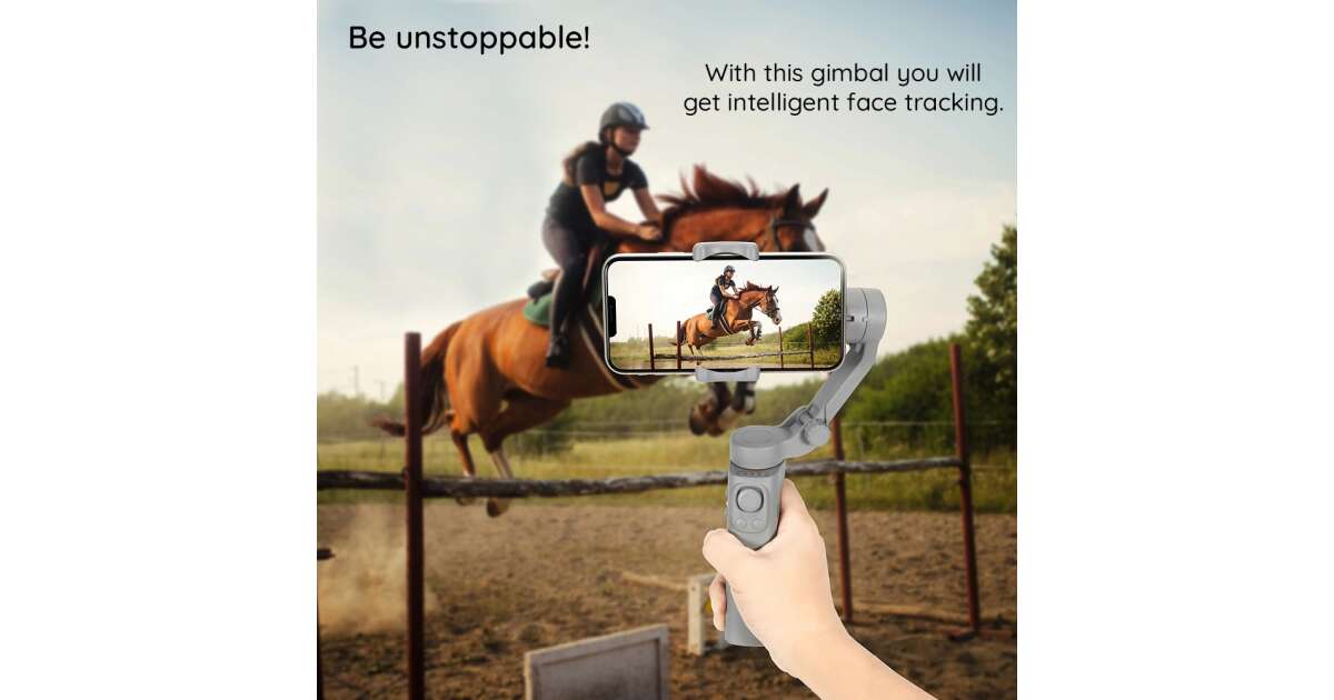 Gimbal pentru Telefon cu Inception mode si Time-Lapse, Pliabil ...