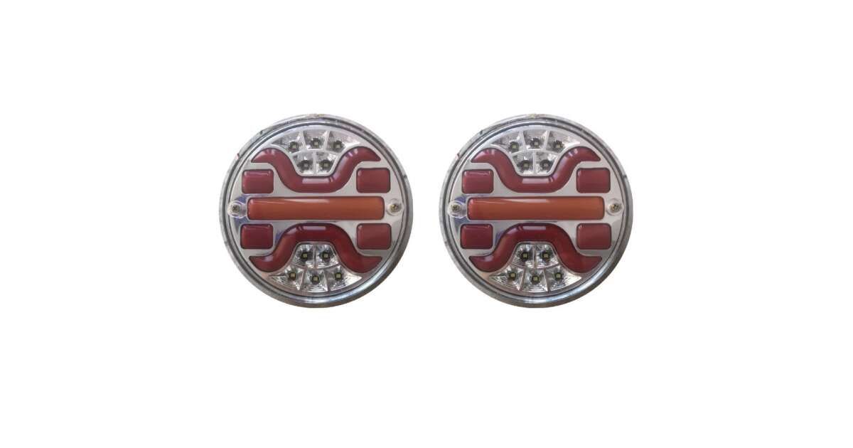 Set 2 stopuri spate, full LED, 12-24V, semnalizare dinamica, pentru ...