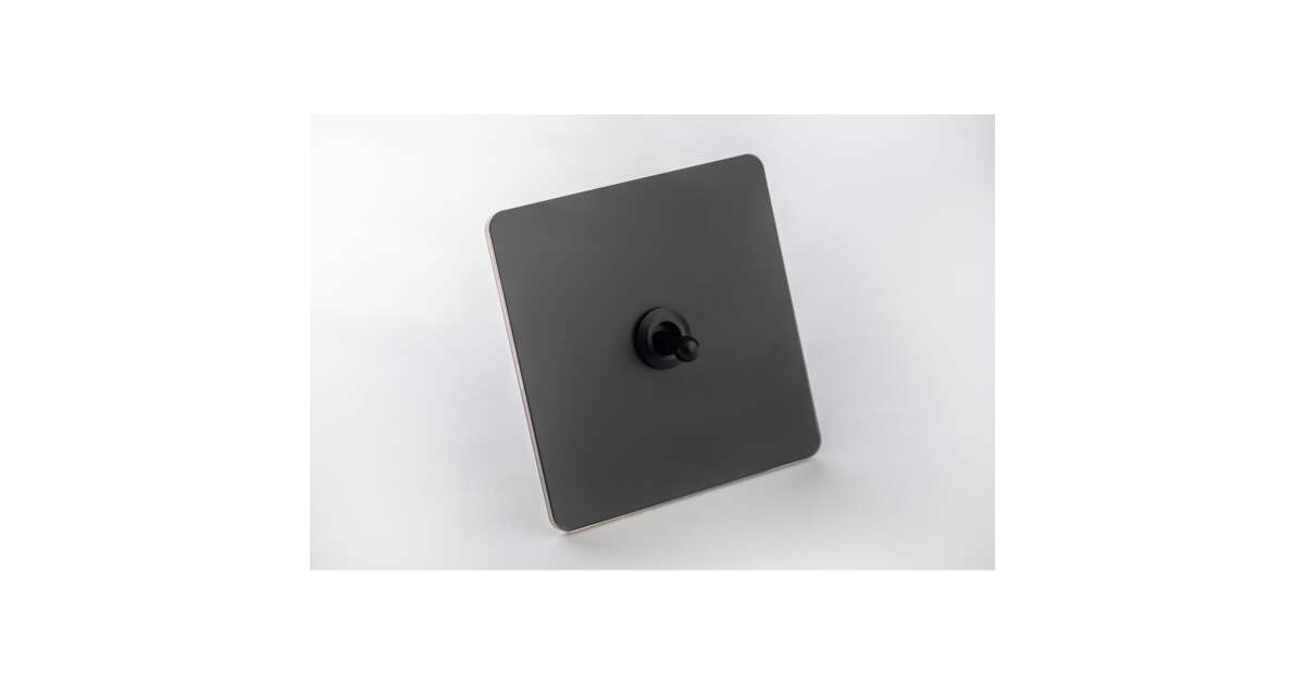 Metál kapcsoló Midnight Matte, Vichema 1Gang 2Way, 10A, Gold | Pepita.hu