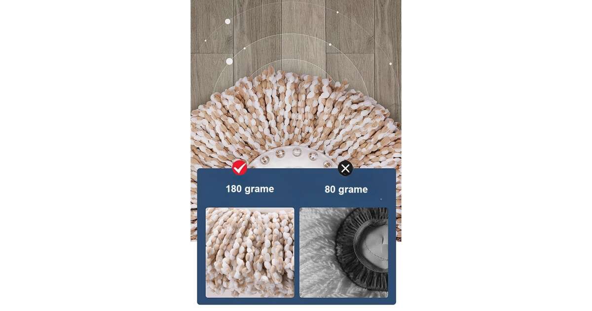 Set Galeata si Mop Rotativ 360°, KeepHome, Cu Dubla Actiune Centrifuga ...