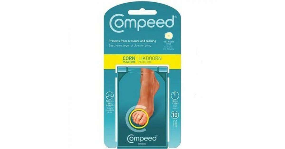 Plasturi interdigitali pentru bataturi profunde, 10 bucati, Compeed ...