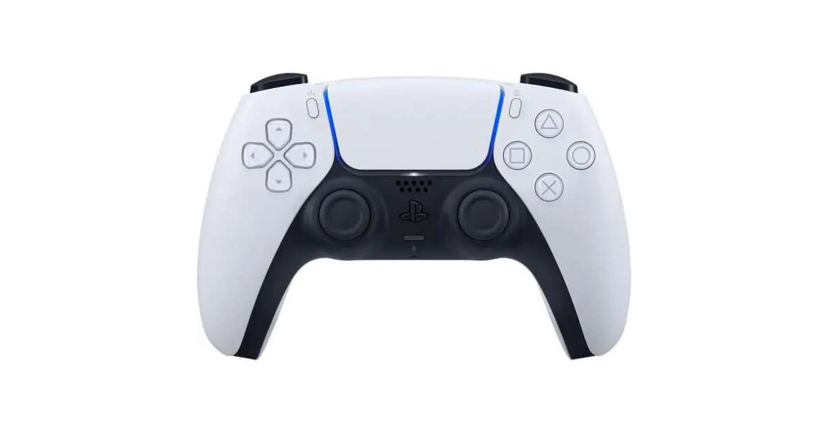 Bezprzewodowy pad do gier Sony PS5 DualSense, biały | Pepita.com