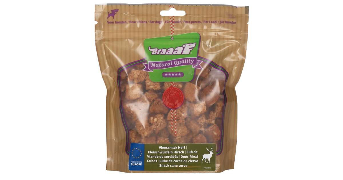Braaaf Szarvas hús kutya snackek jutalomfalat | Pepita.hu