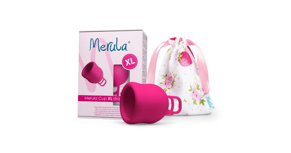 Menstruációs kehely Merula Cup XL Strawberry (MER010) | Pepita.hu
