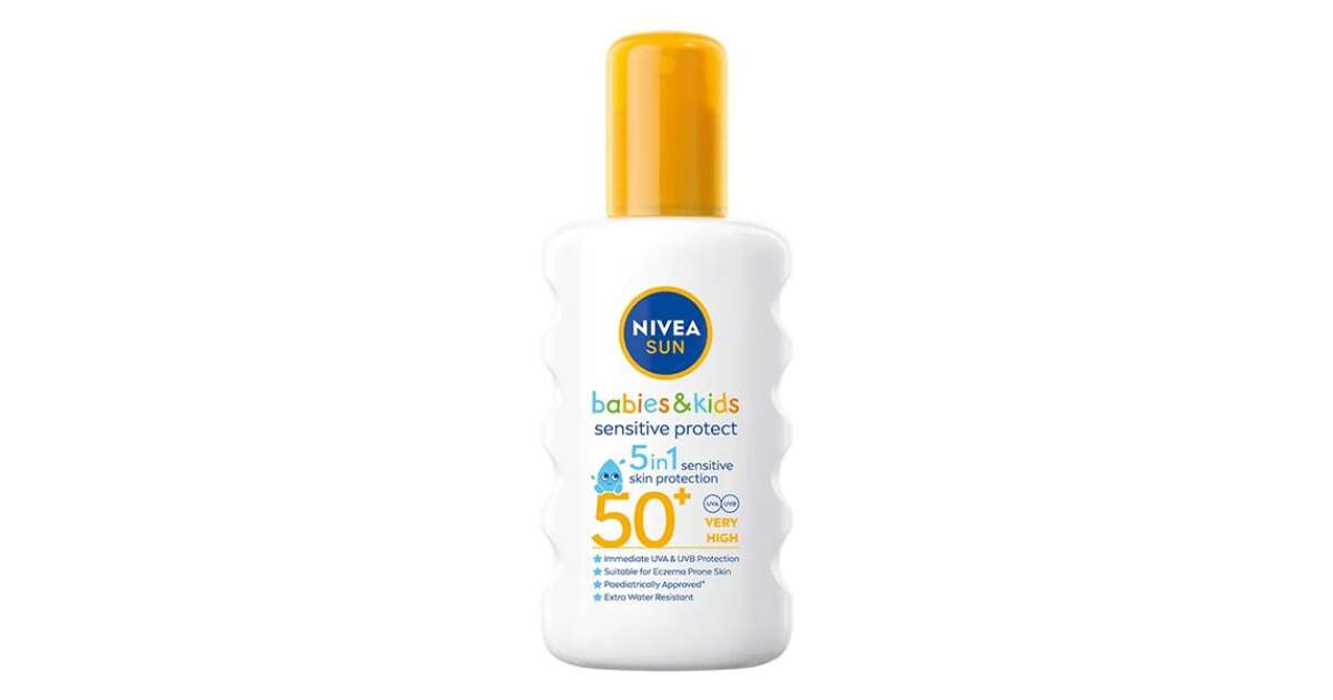 Naptej NIVEA Sensitive KSPF50+ Kids 200ml | Pepita.hu
