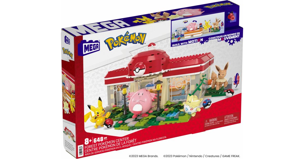 Mattel Pokémon Mega Construx - Forest Pokémon Center | Pepita.hu