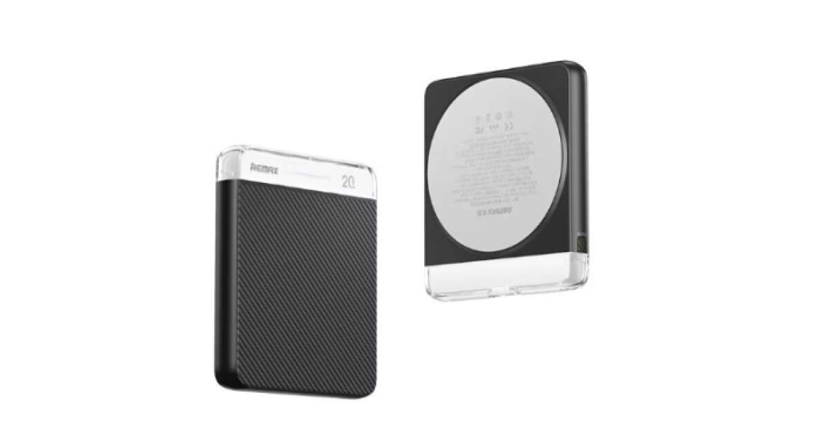 Remax Cube RPP-8 Magsafe Vezeték Nélküli Gyorstöltő Powerbank 5000 mAh ...