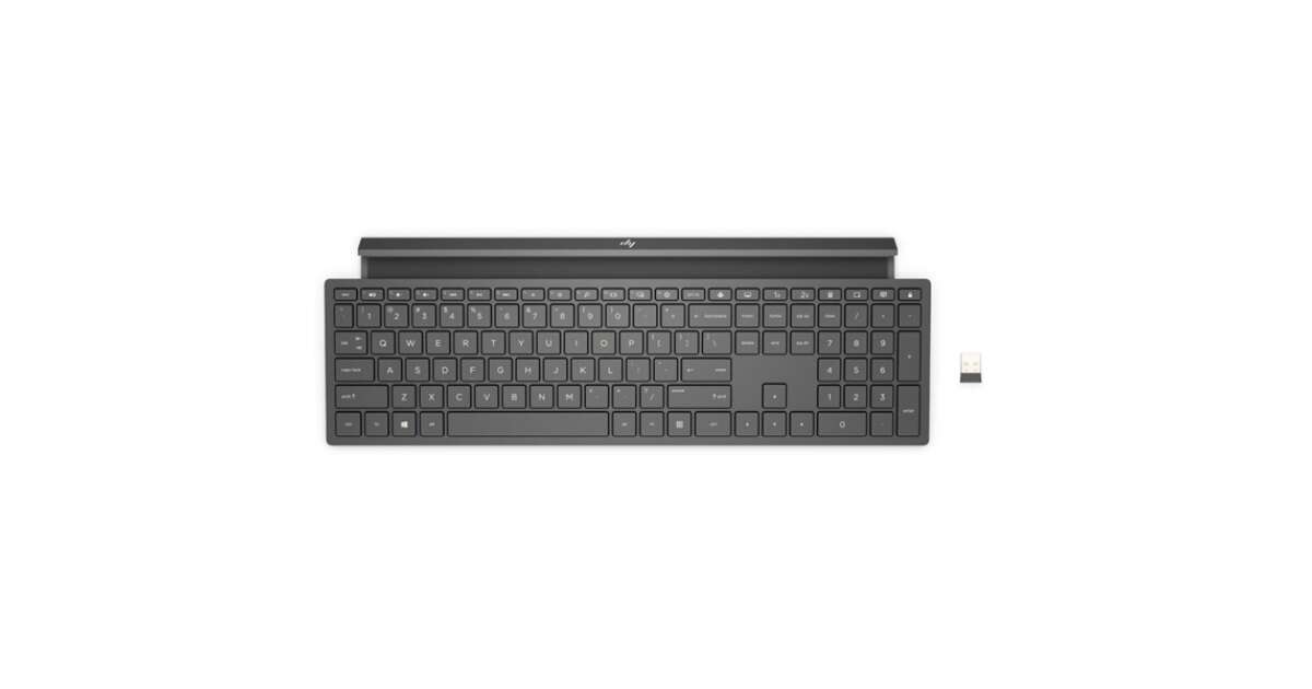 HP Dual Mode Keyboard 1000 billentyűzet USB + Bluetooth QWERTY Fekete ...