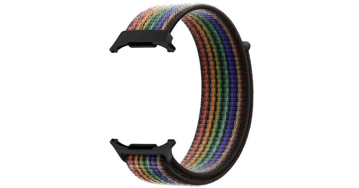 For Galaxy Watch Ultra 47mm Nylon Replacement Watch Band Magic Tape ...